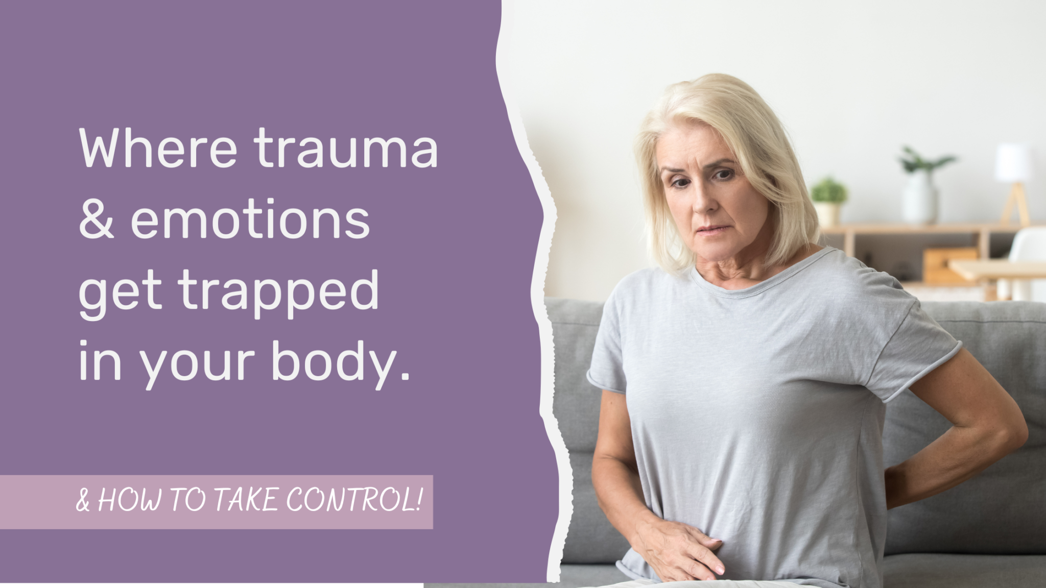 Emotional baggage: Emotions can be "trapped" & released